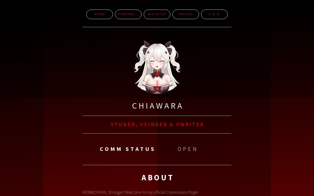 Chiawara Commission Page